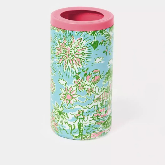 Accents | Nib Lilly Pulitzer Insulated Can Cooler Sunbathers Bliss ...